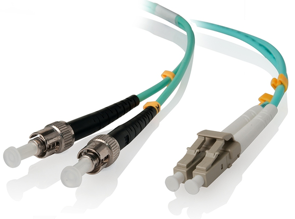 1M LC-ST Multimode OM3 Fibre Cable